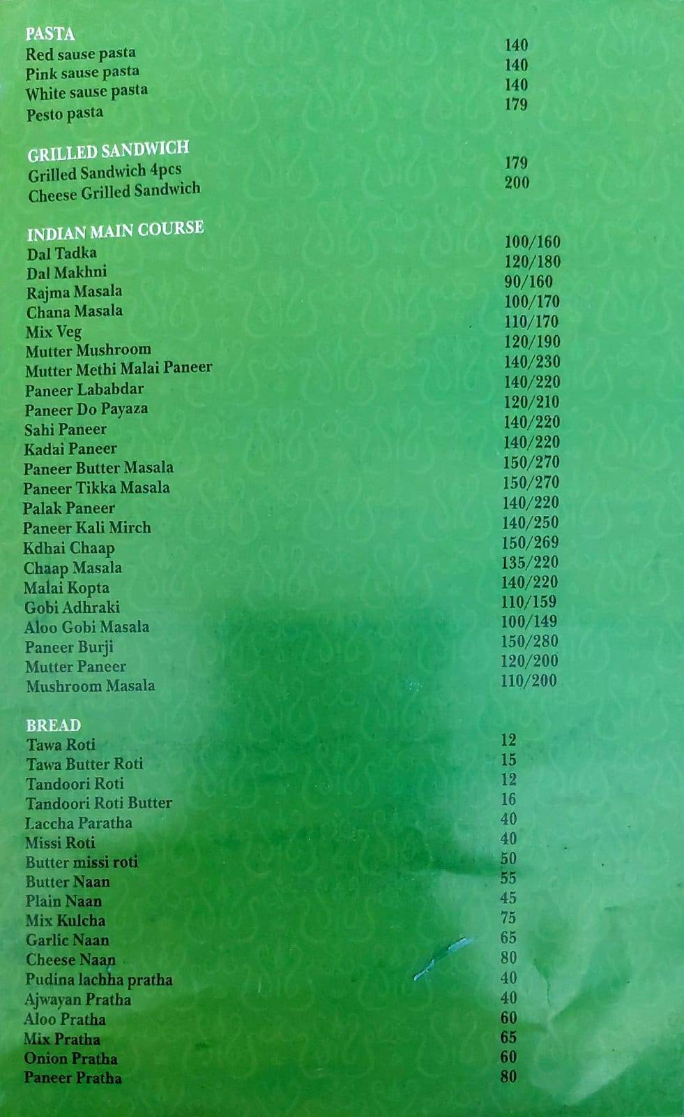 Menu at The delicious food point, Gurugram