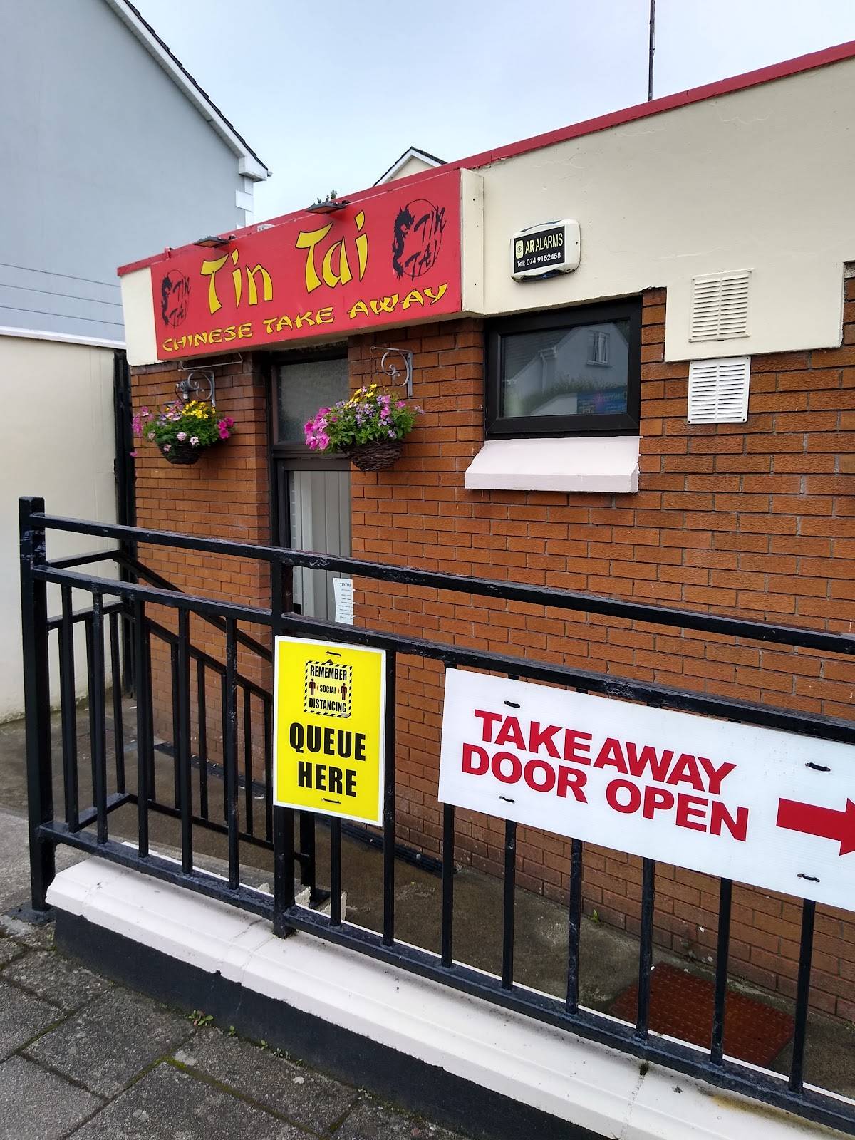 Menu at Tin Tai restaurant, Letterkenny