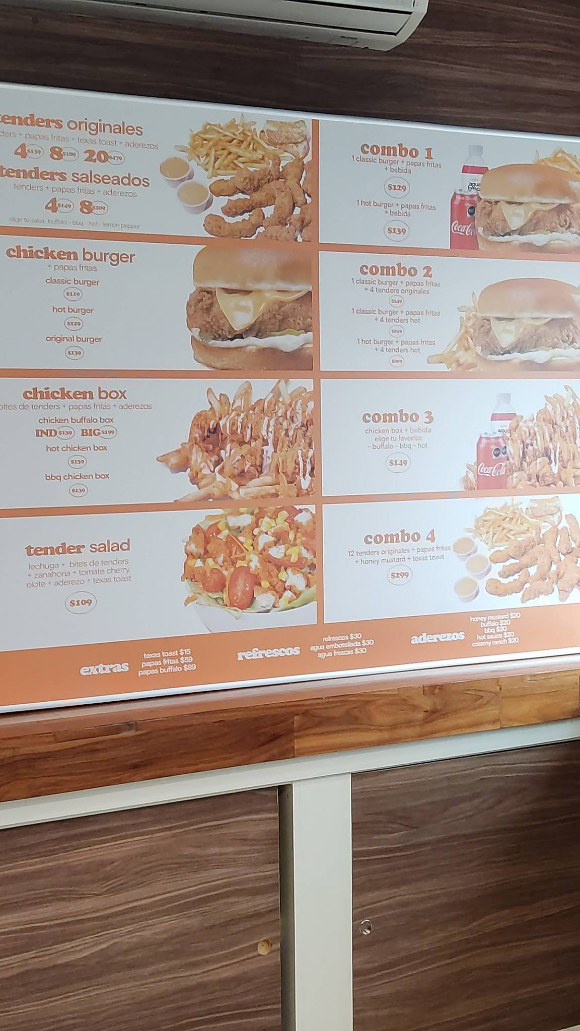 Carta del restaurante Tío Ben - Leones, Monterrey