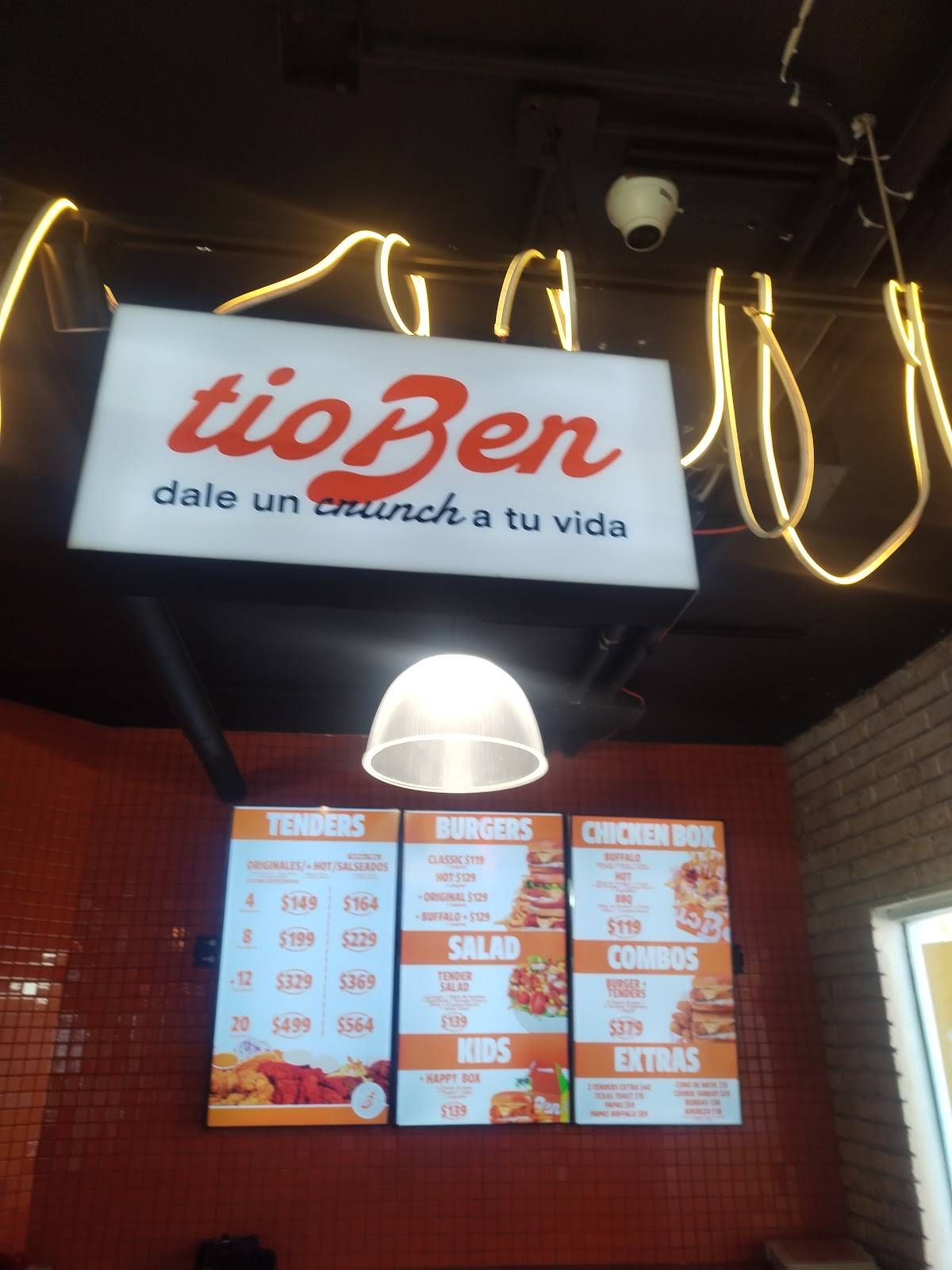 Menu at Tío Ben - Leones restaurant, Monterrey
