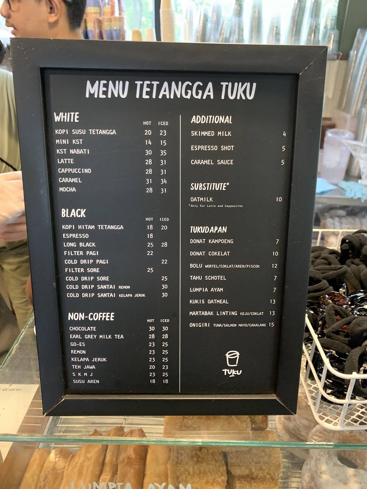Menu at Toko Kopi TUKU - GBK, Senayan, Central Jakarta