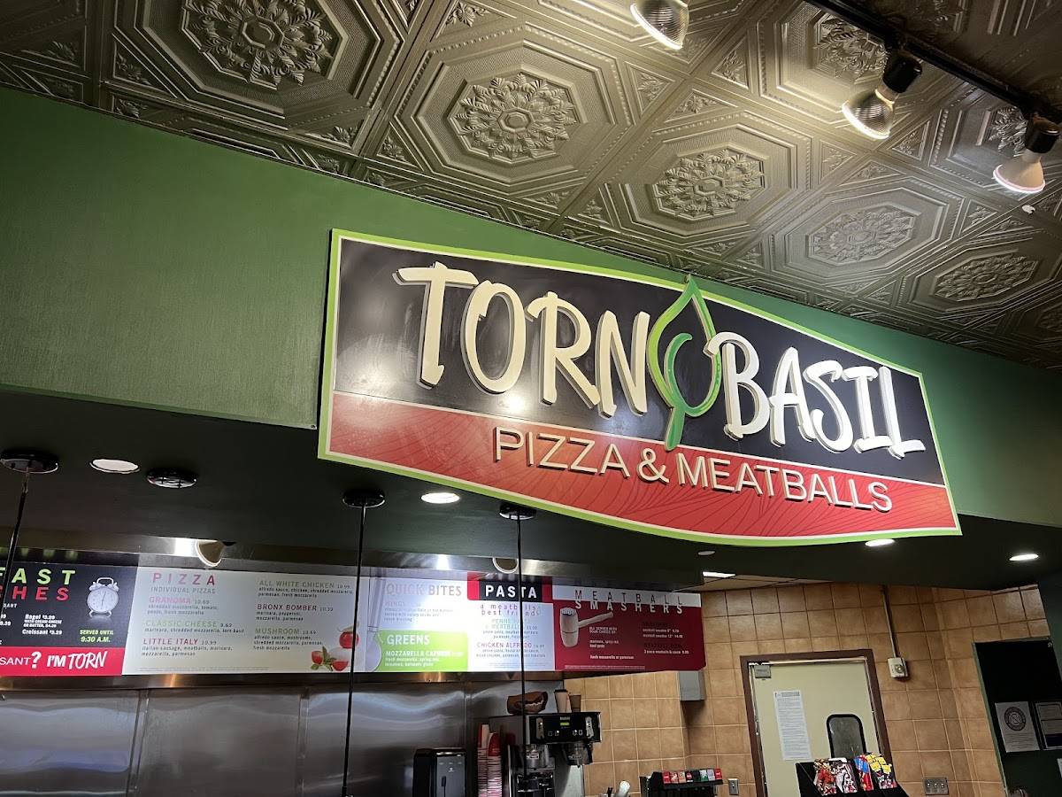 Menu at Torn Basil pizzeria, Fort Lauderdale, Terminal 2