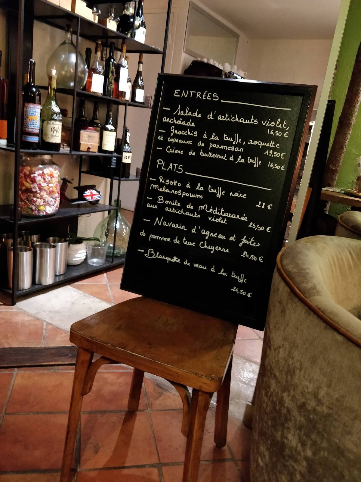 Menu au UVA - restaurant cannes, Cannes