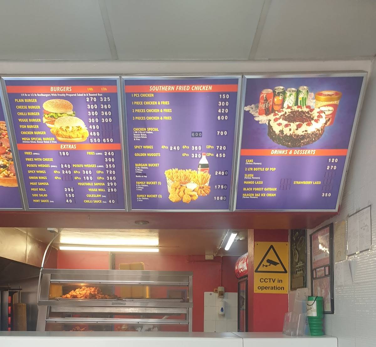 Menu at Universal Pizza & Burger Bar, Sheffield