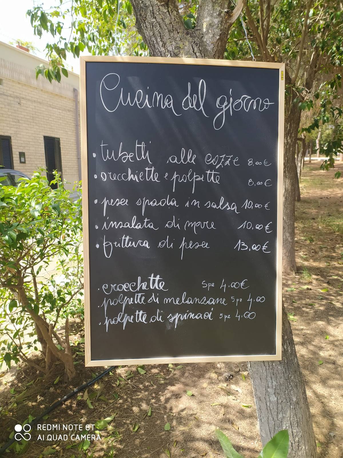 Menu da VASIRICOI pizzeria, Lizzano