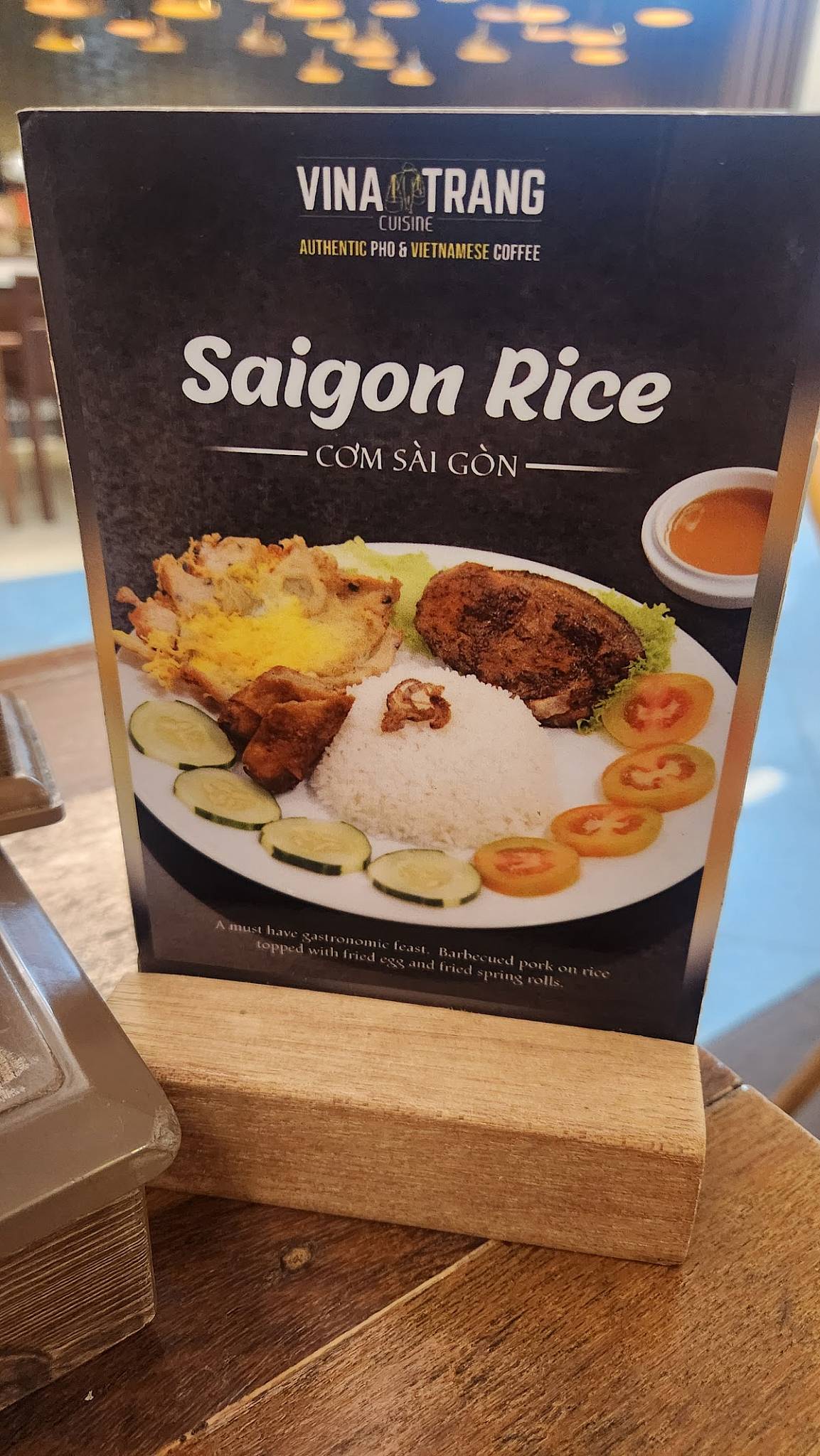 Menu at VINA TRANG Cuisine restaurant, Makati, Lower Grounds