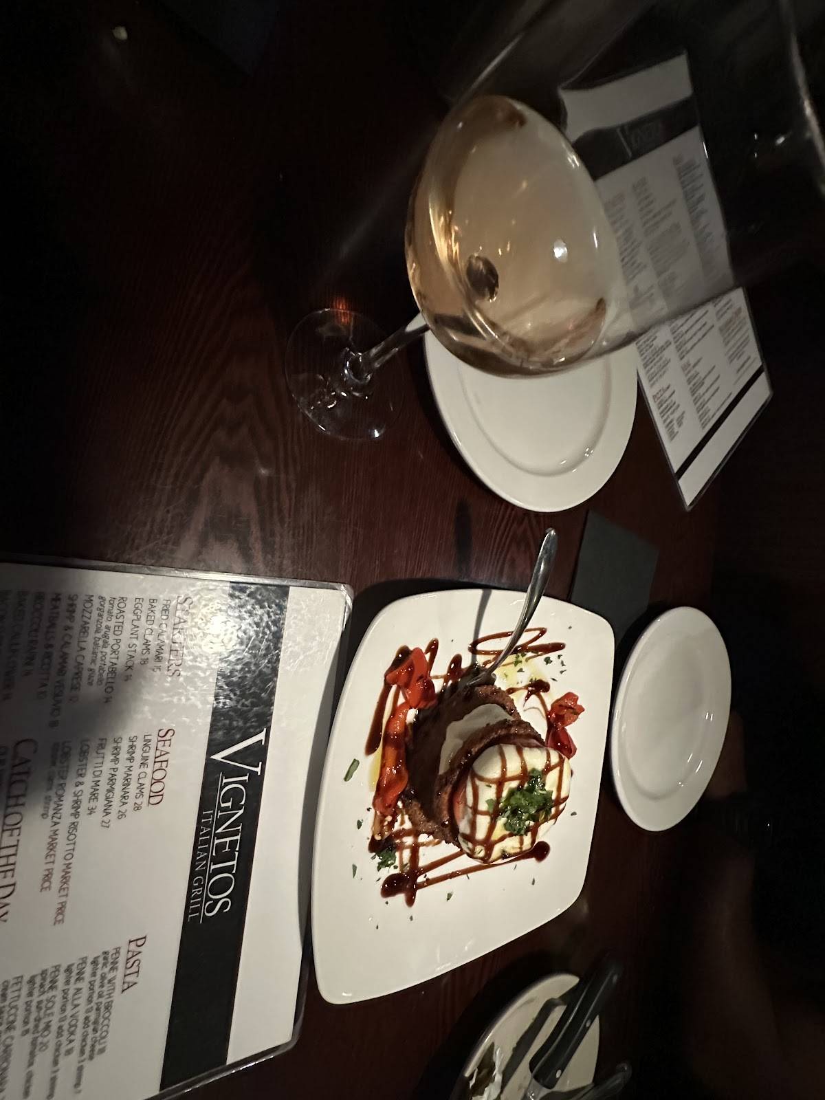Menu at Vignetos Italian Grill pub & bar, Plantation, S University Dr