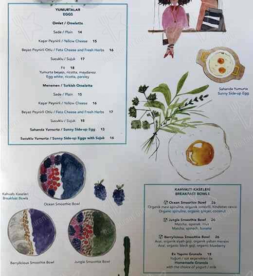 Menu au Village Coffee + Eatery restaurant, Istanbul, Recaizade Sk. No:54/A