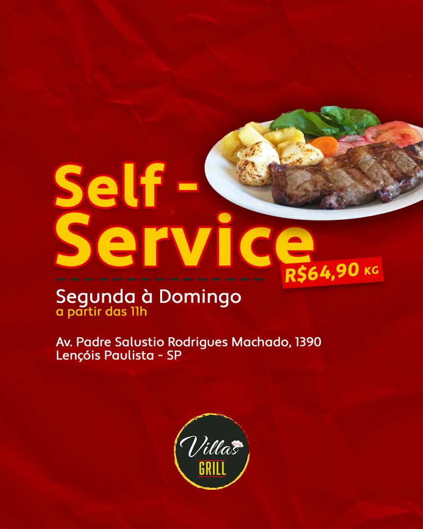 Menu em Villas grill restaurante, Lençóis Paulista
