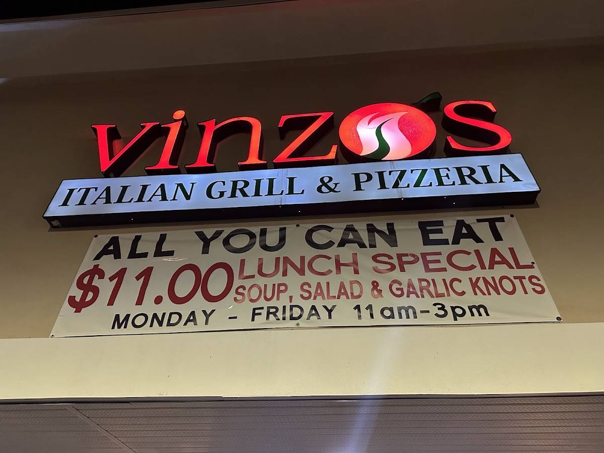 Menu at Vinzo's Italian Grill & Pizzeria, Casselberry