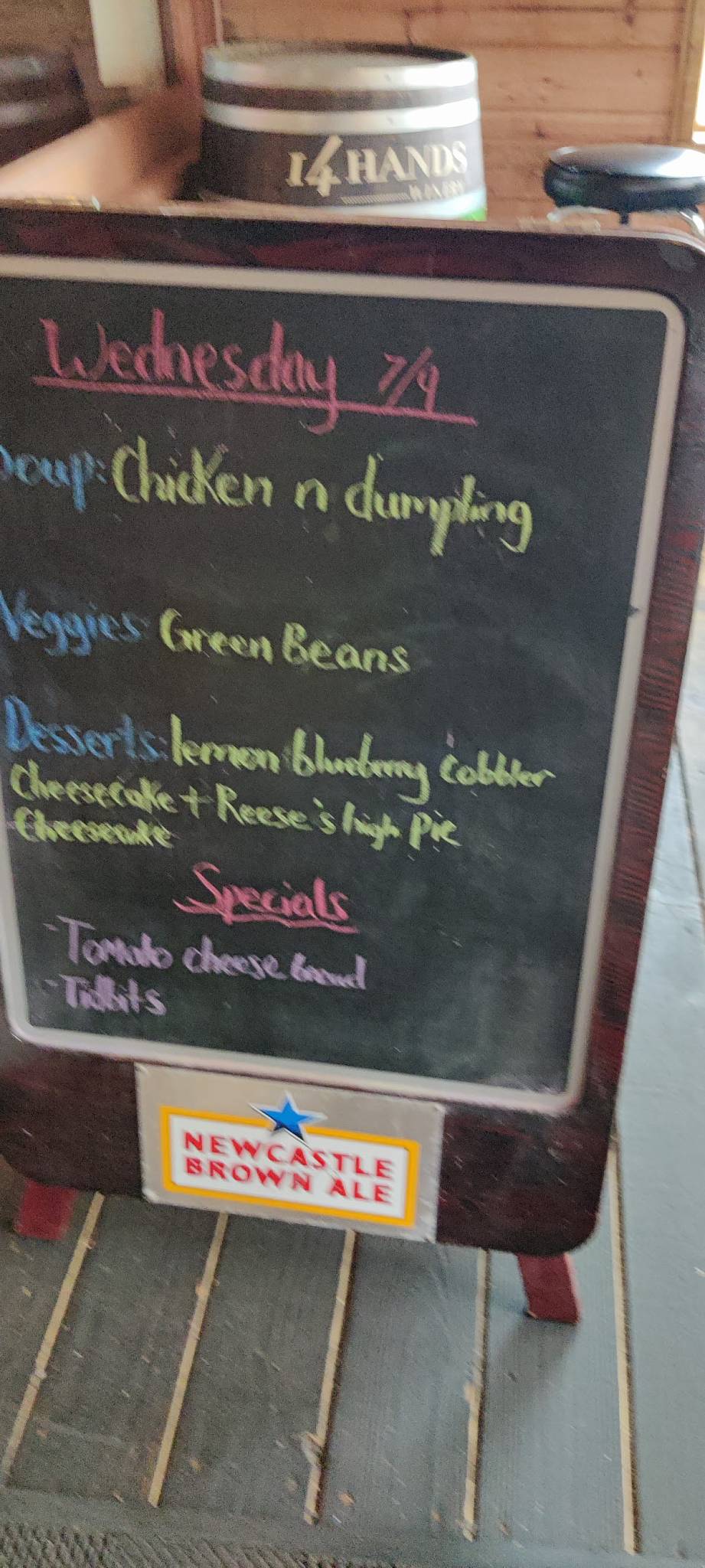 Menu at Wagner's Ribs BBQ, Porter