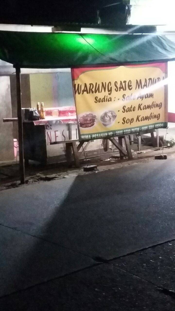 Menu at Warung Sate Khas Madura Bapak Helmy restaurant, Sentul Jaya