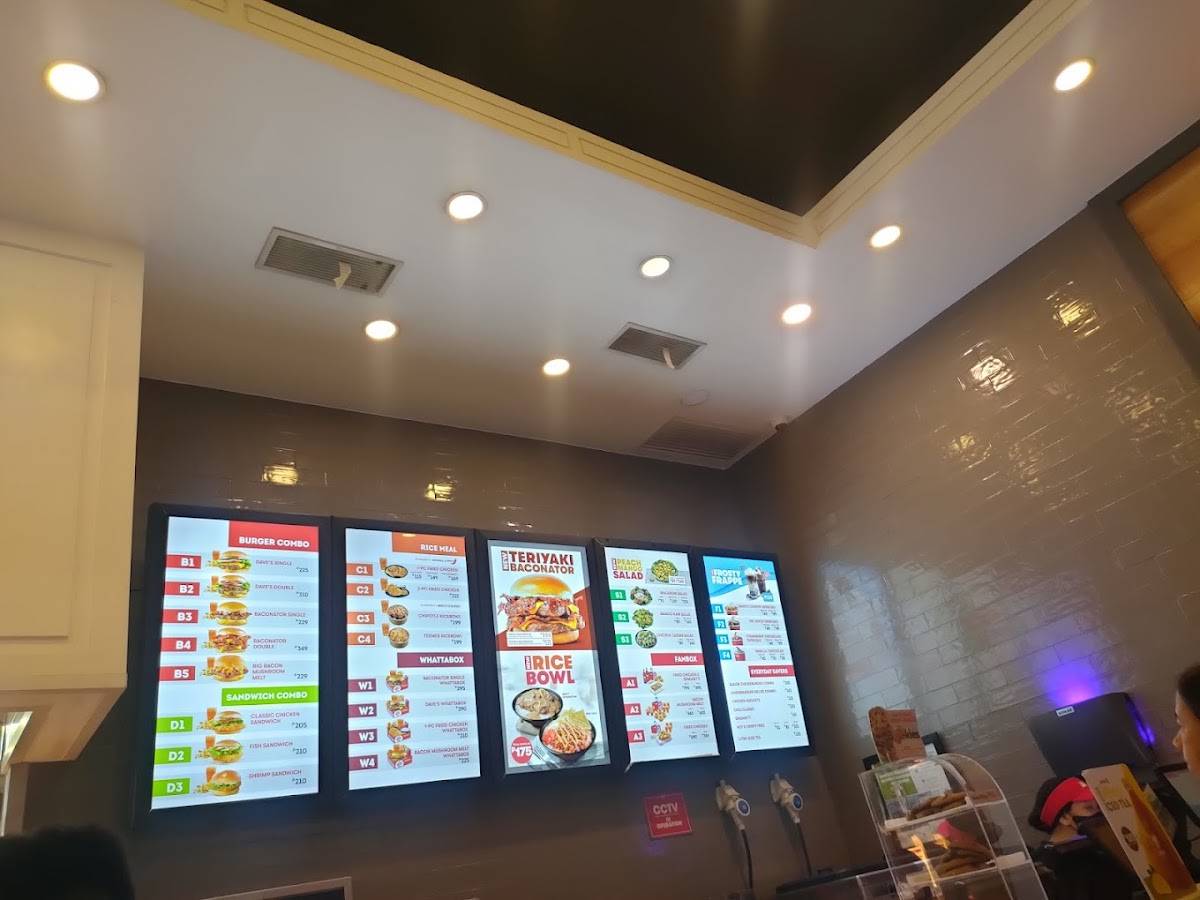 Carta del restaurante Wendy's Sierra Valley Commercial Strip, Cainta