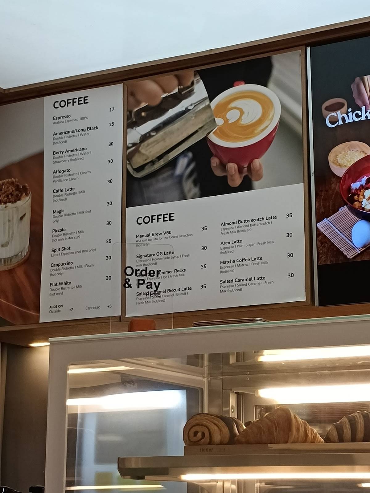 Menu at White Cap Coffee and Bakery, Curug Sangereng