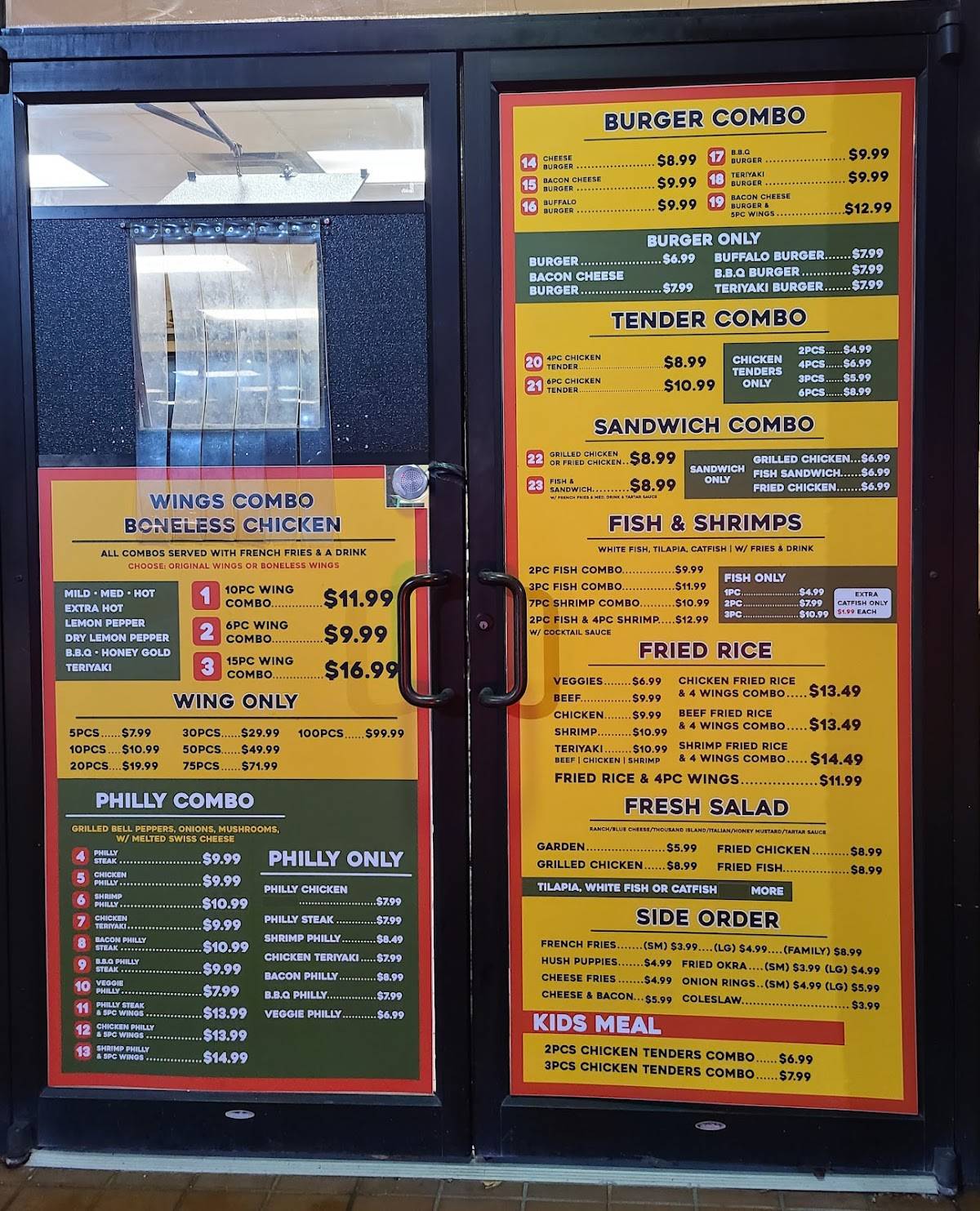 Menu at Wing Master restaurant, Montgomery, 6521 Atlanta Hwy