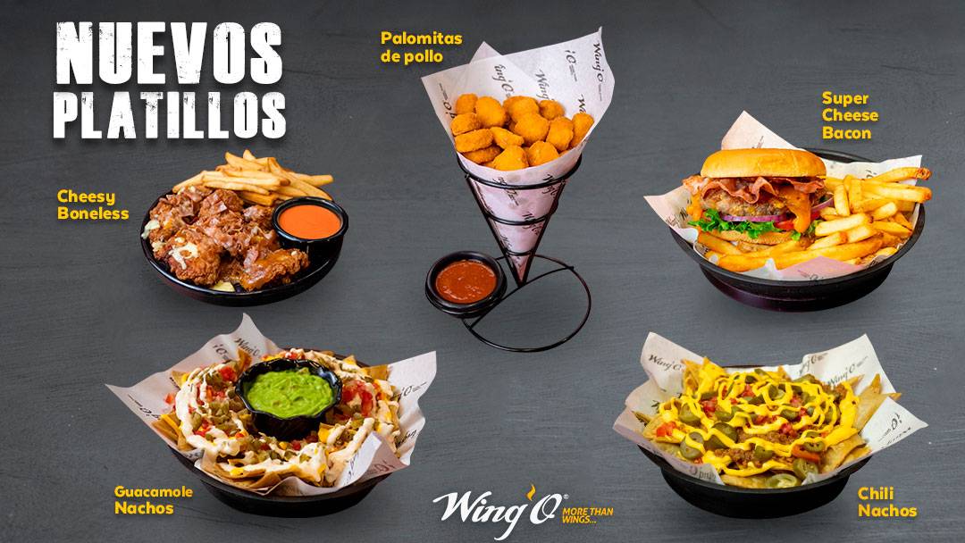 Carta del restaurante Wing'O Plaza O, Orizaba