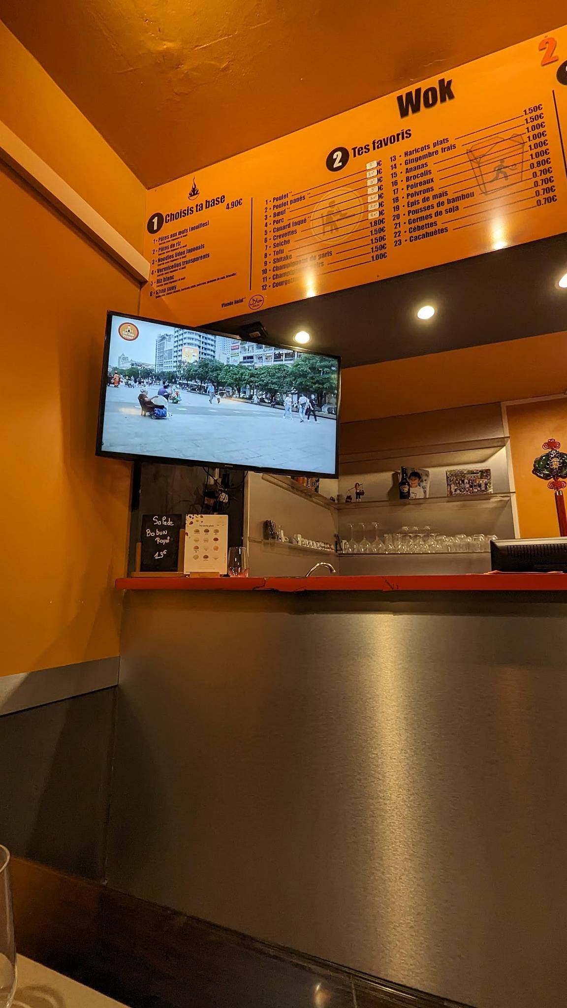 Menu at Wok 2 Go restaurant, Vallauris