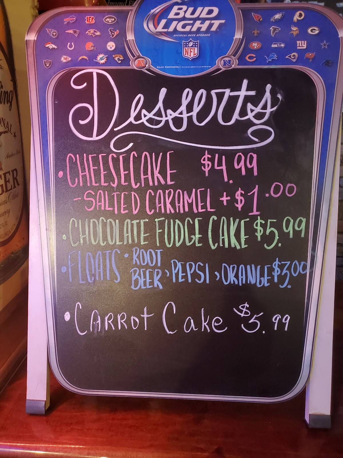 Menu at Wonder Bar & Grille - Milan, OH, Milan, 48 Front St