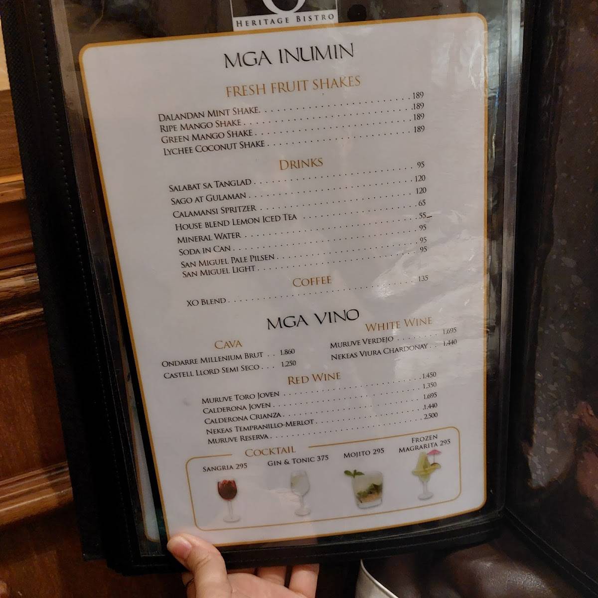 Menu at XO 46 Heritage Bistro - S' Maison restaurant, Pasay, GXJJ+W3X