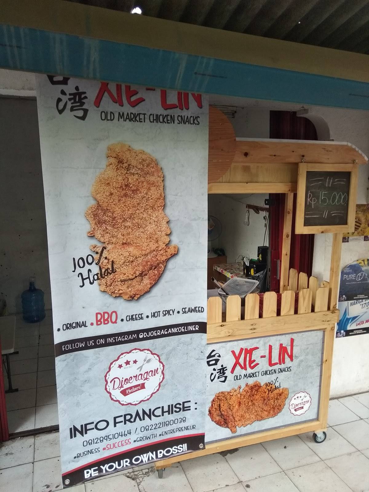 Menu at Xie Lin Dadap restaurant, Dadap