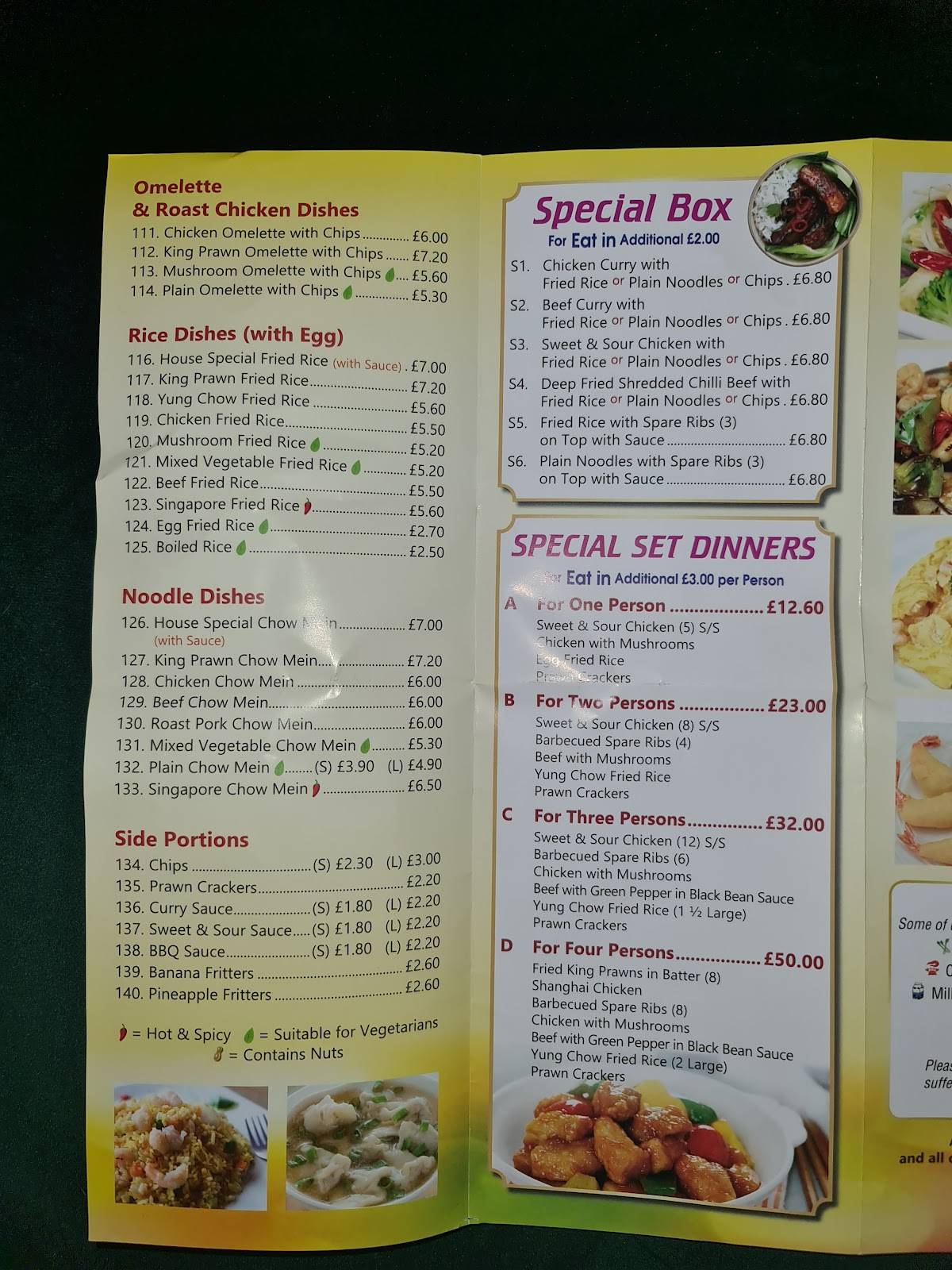 Menu at Yumi Yumi restaurant, Evesham