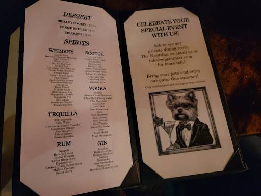 Menu at Zeppelins pub & bar, Cedar Rapids