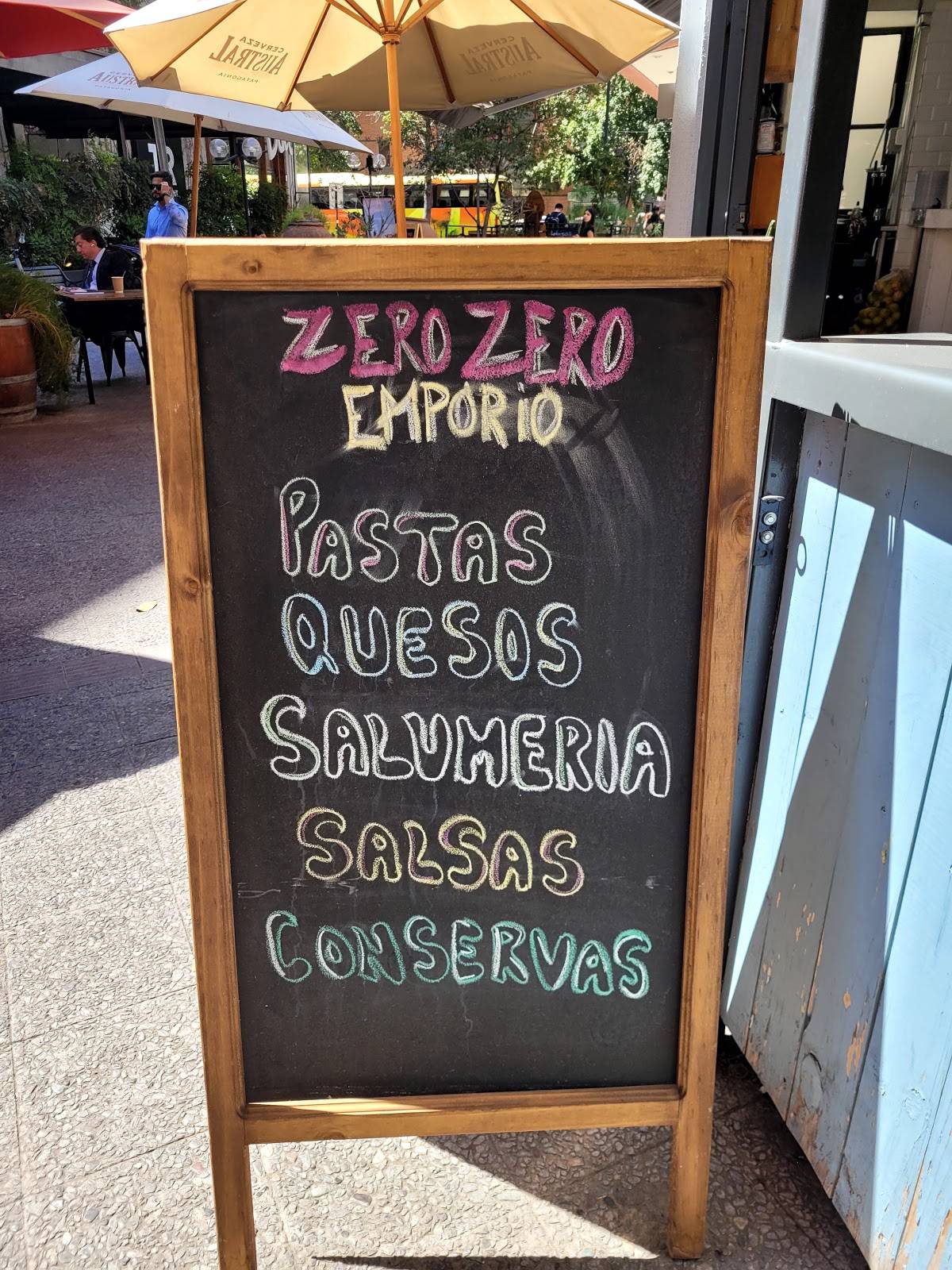 Menu at Zero Zero Pizzería - Restaurante, Providencia