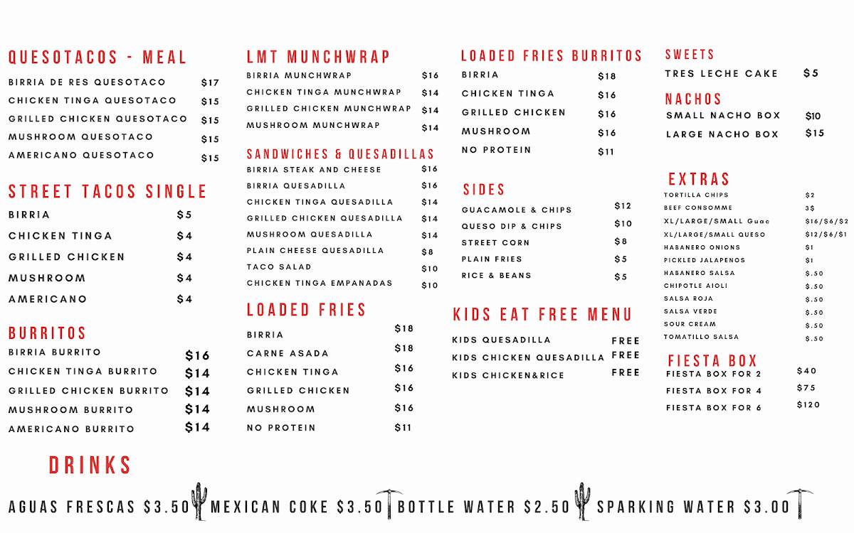 Carta del restaurante epiQ Food Hall, Woodbridge
