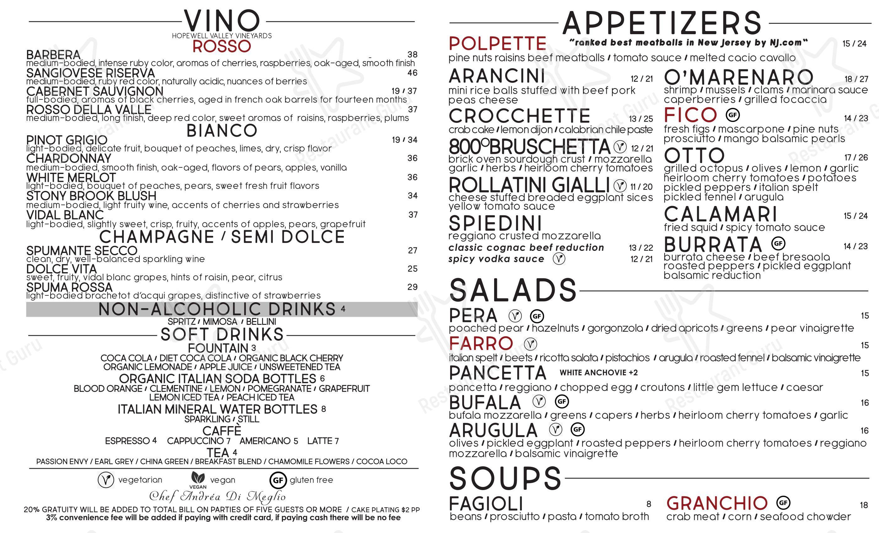 Menu at Luca's Ristorante pizzeria, North Brunswick Township, NJ-27