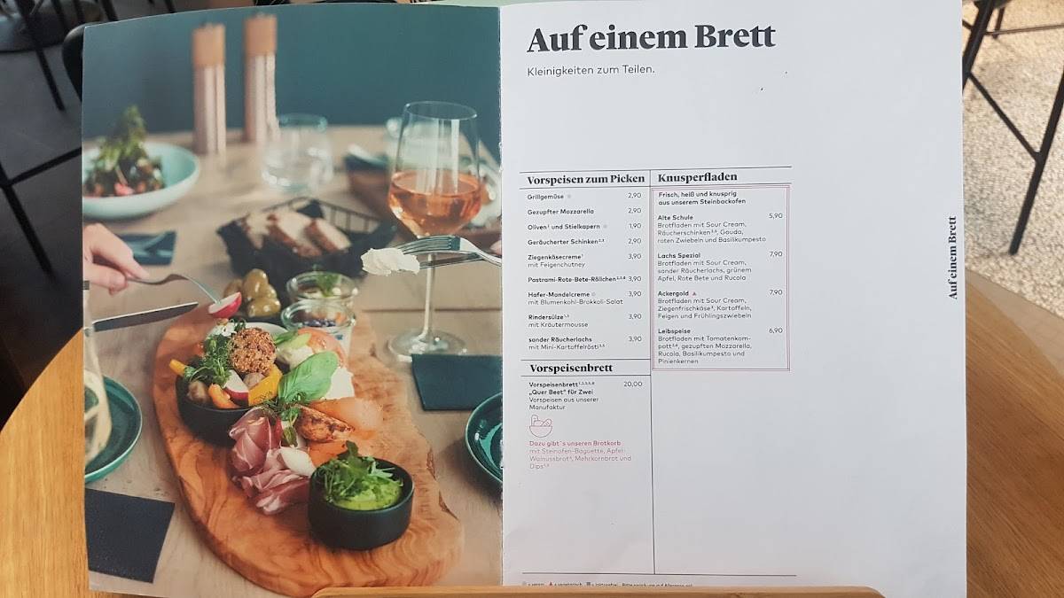 Speisekarte von sander Restaurant Frankfurt, Frankfurt am Main