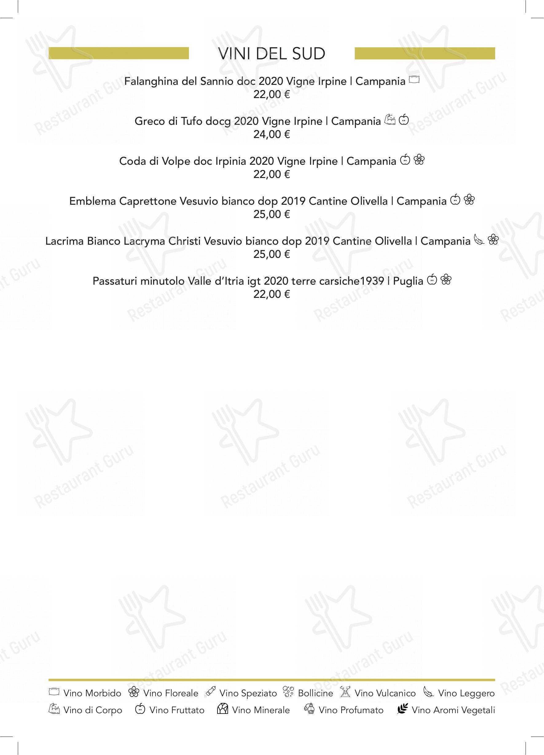 Menu da Marèe ristorante, Firenze, Via San Biagio A Petriolo 2
