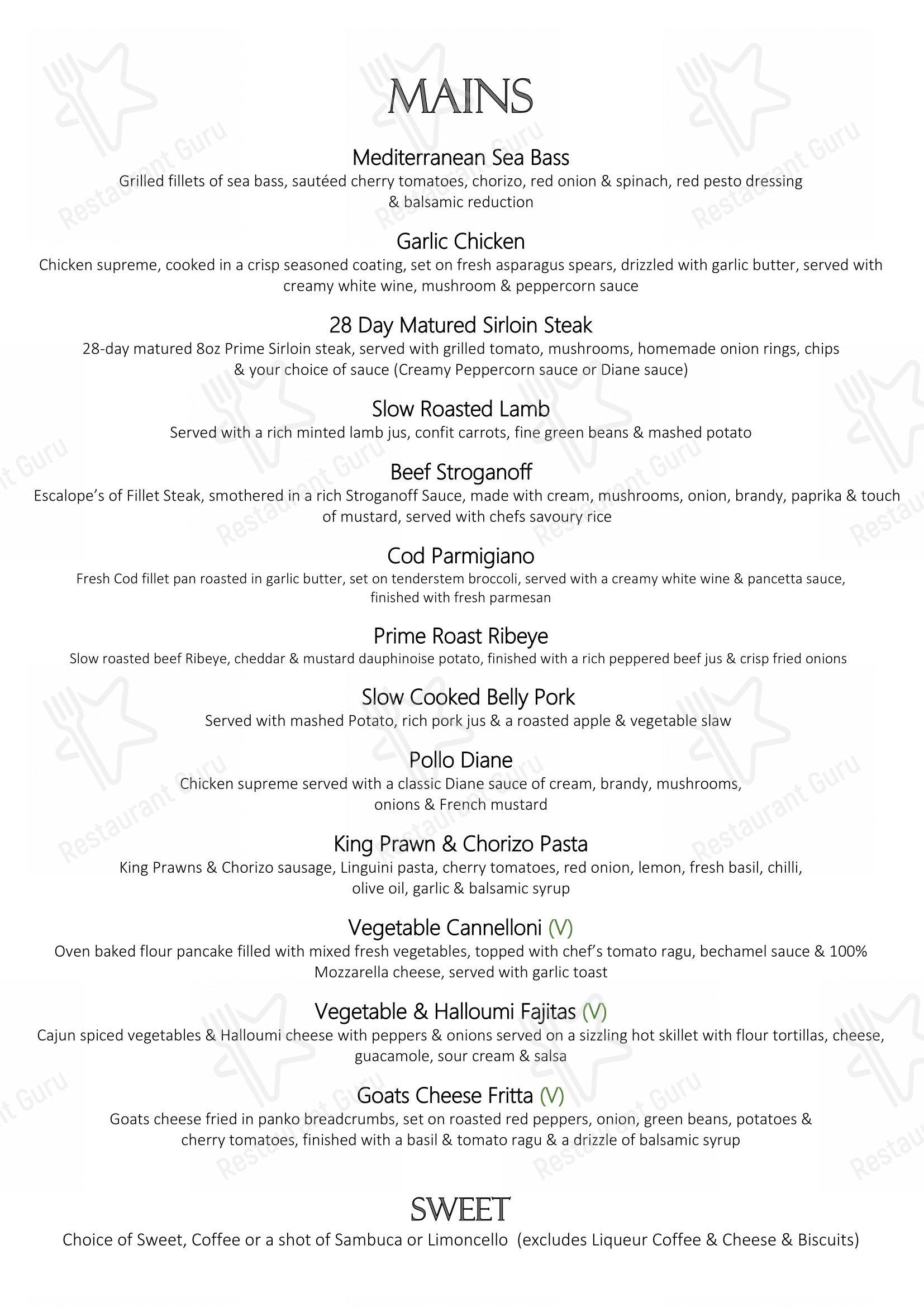 Menu at The Fat Italian Ormskirk restaurant, Ormskirk, 47-49 Derby St