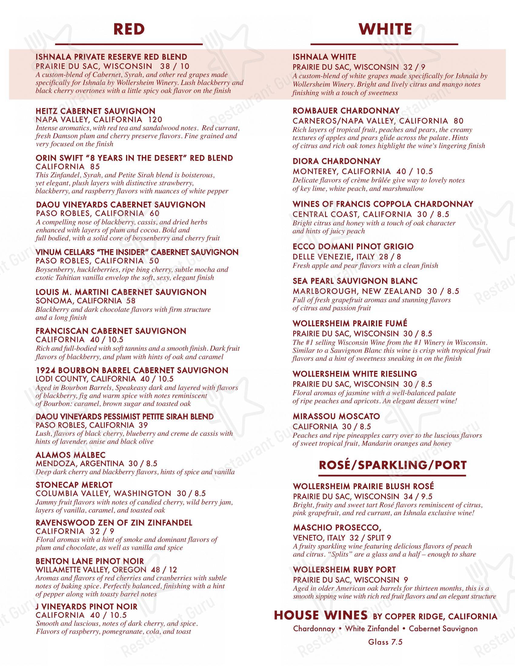 Menu at Village Bar Supper Club, Kieler, County HHH