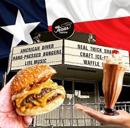 Menu at Texas American restaurant, Durban