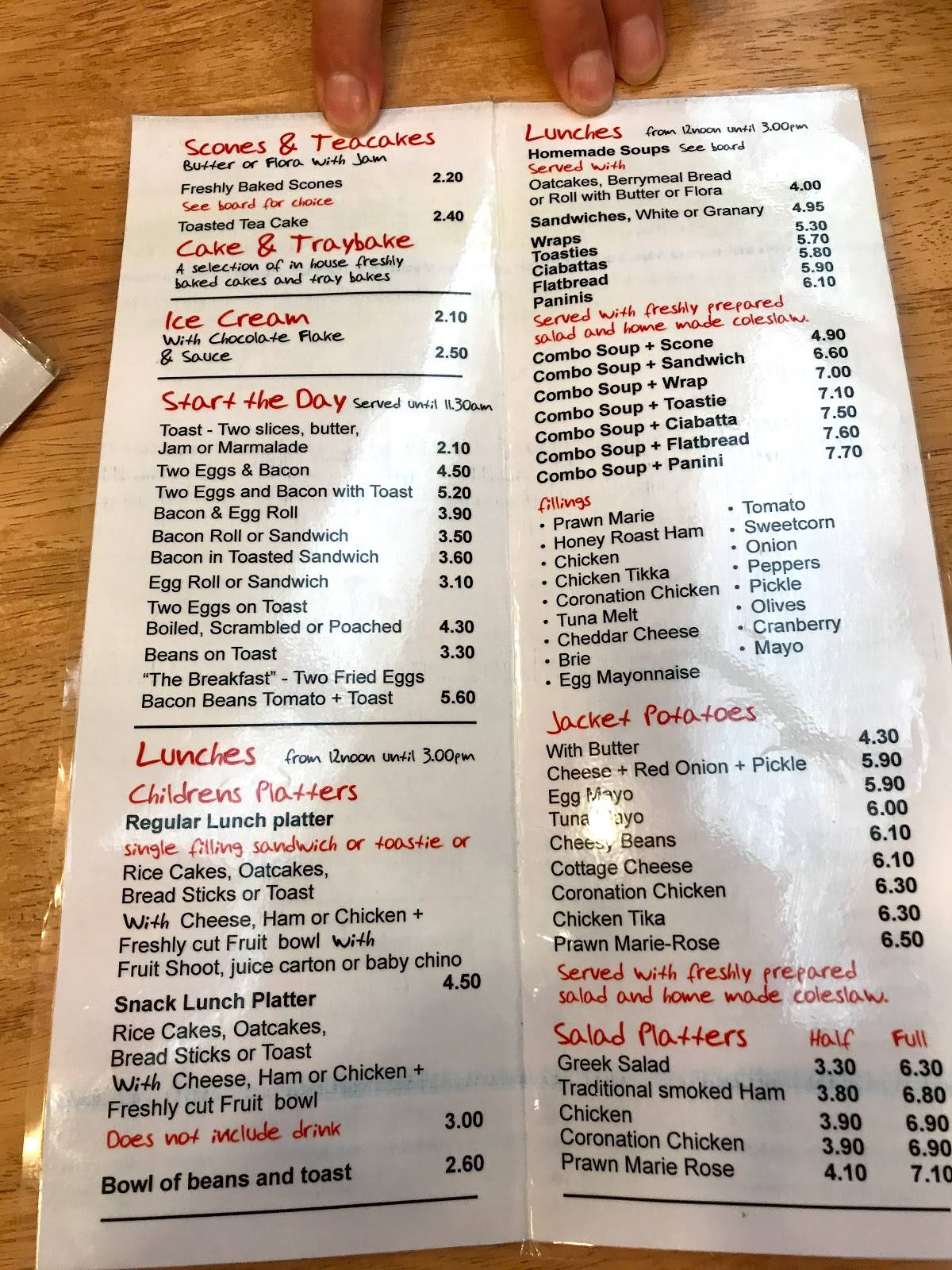 Menu at Please search for the new business called the knowes eatery and ...