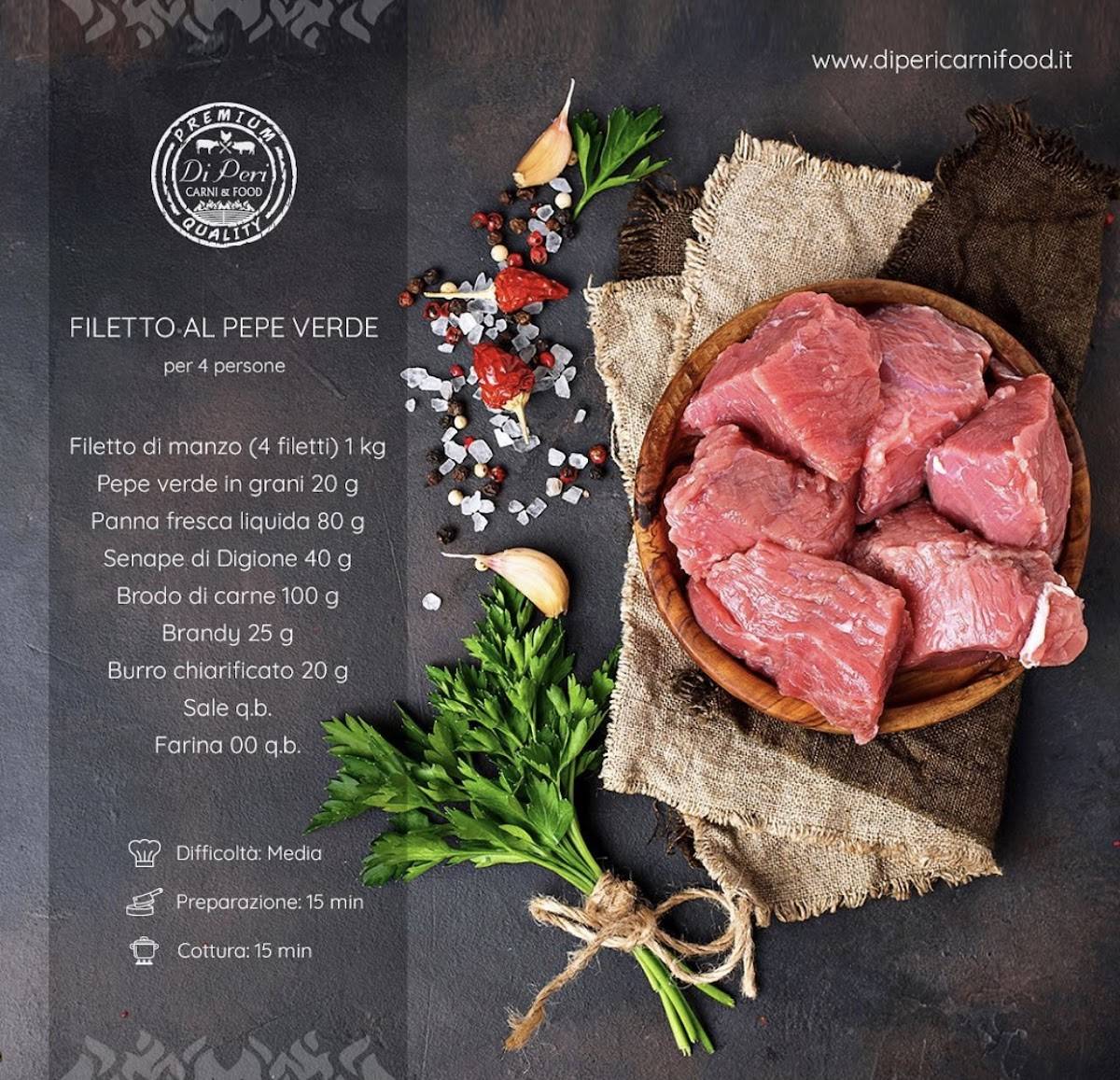 Menu da Di Peri Carni & Food Steakhouse Palermo, Palermo