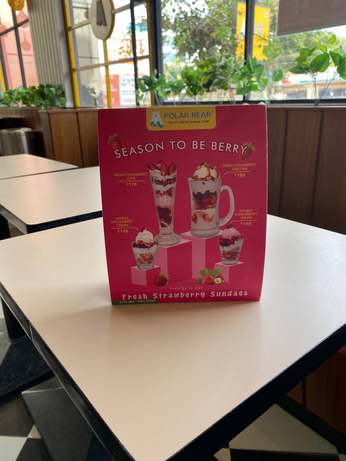Menu at Polar Bear Ice Cream Sundaes - Chandapura, India