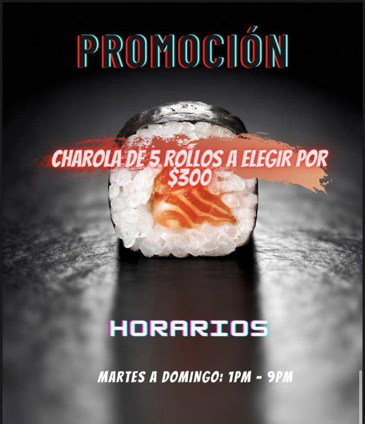 Carta del restaurante Sushi Don, Mexico