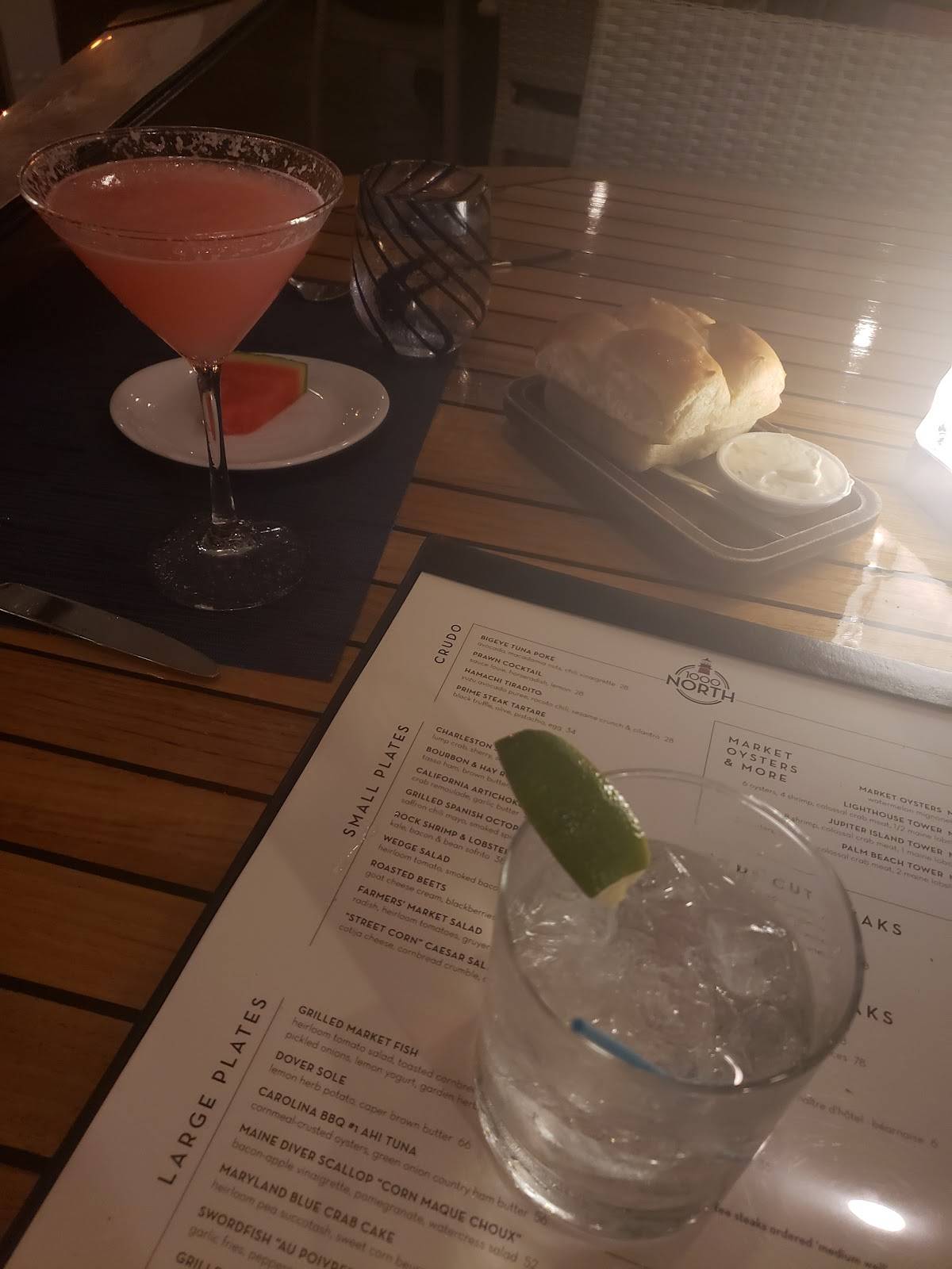 Menu at 1000 NORTH pub & bar, Jupiter