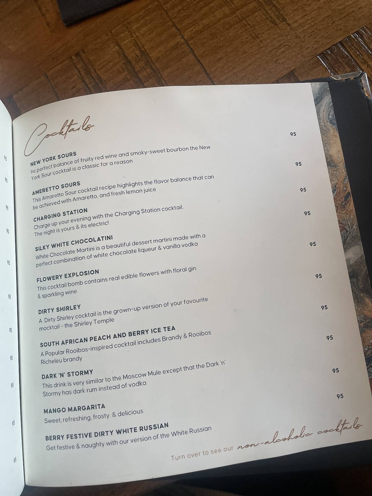 Menu at 101 Meade Street Restaurant, George