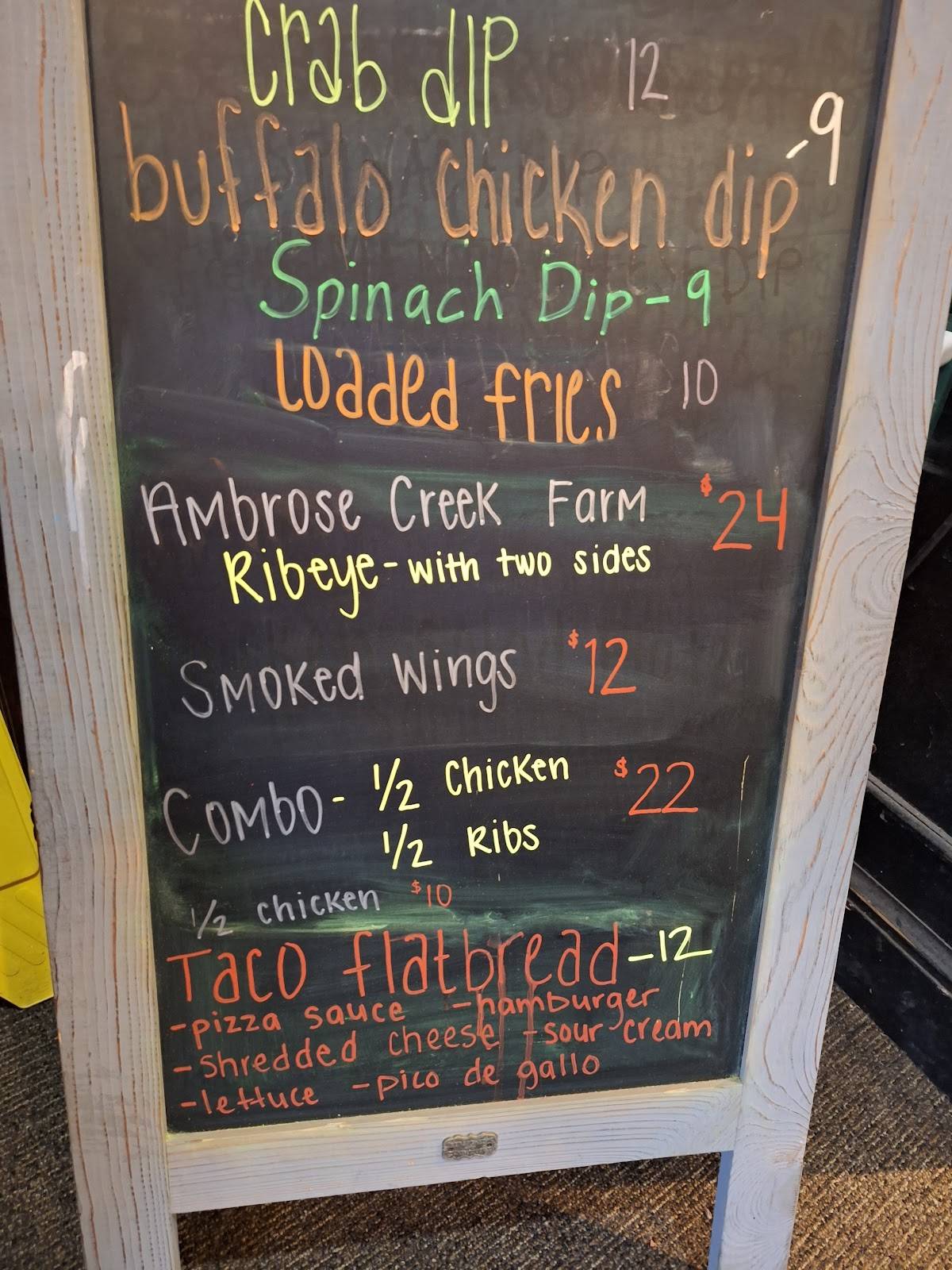 Menu at 13 Bones Restaurant, Mount Airy