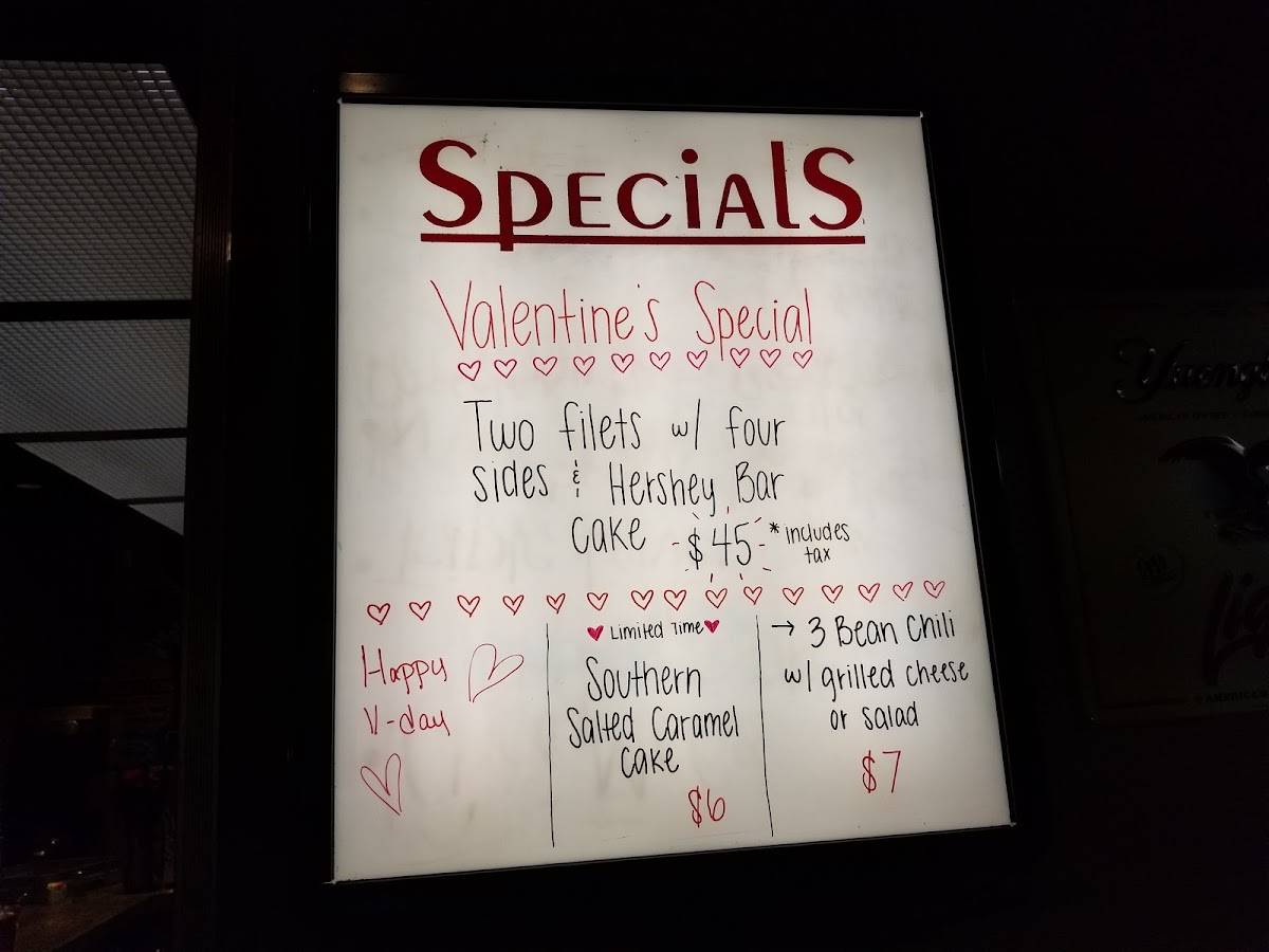 Menu at 13 Bones Restaurant, Mount Airy