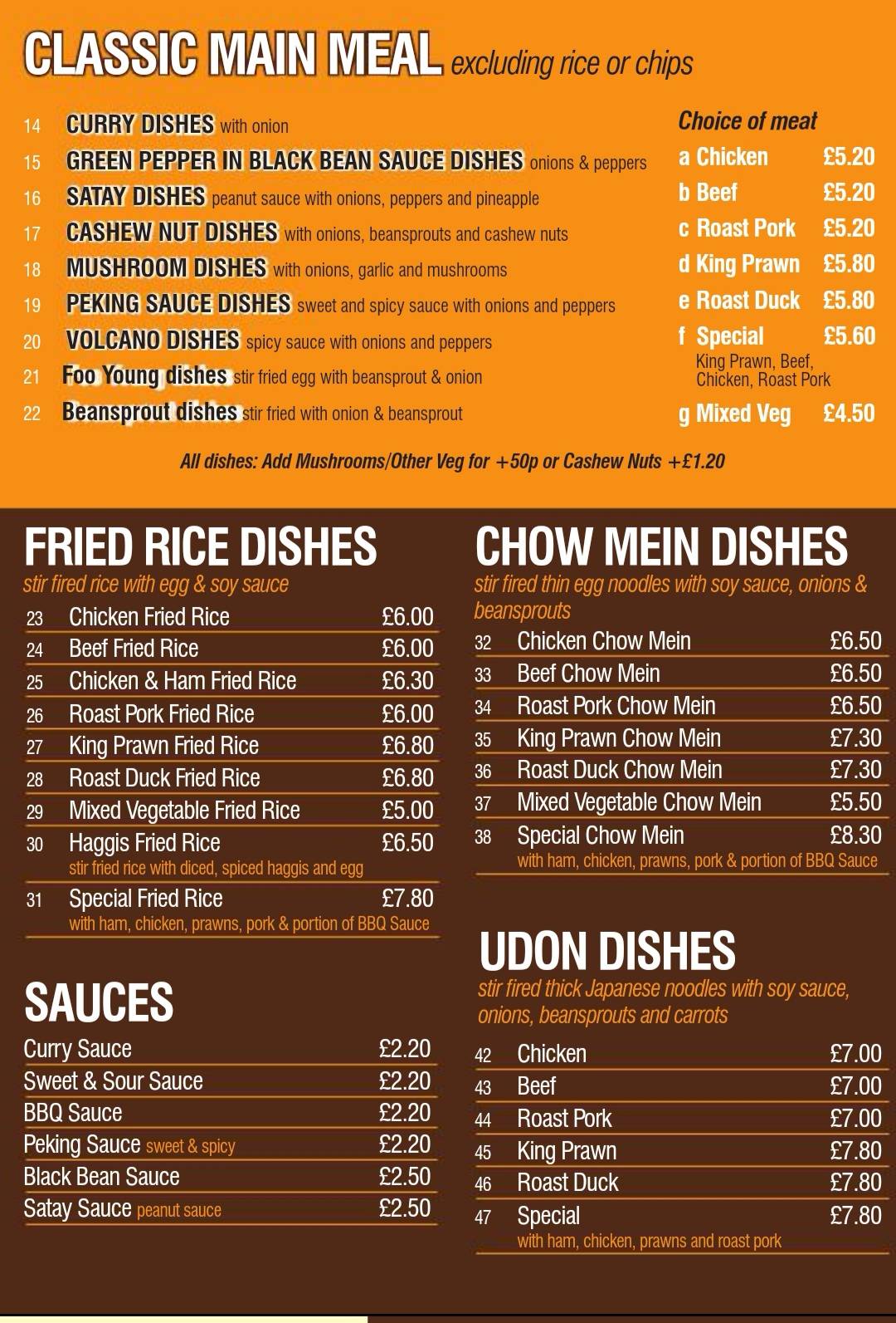 Menu at ABC CHINESE CHIPPY grangemouth falkirk fk39ea fast food ...