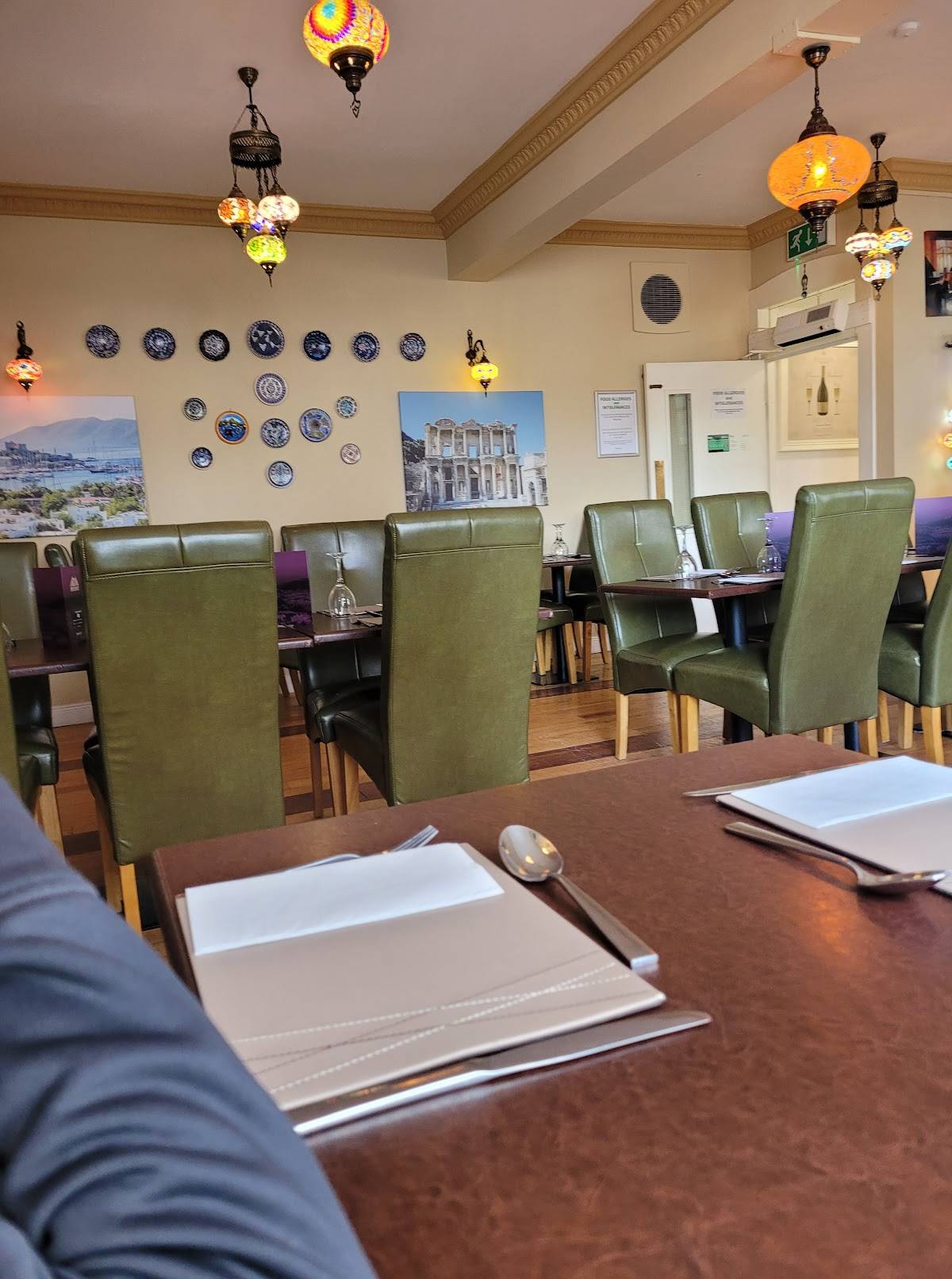 Menu at ADA Turkish restaurant, Belfast