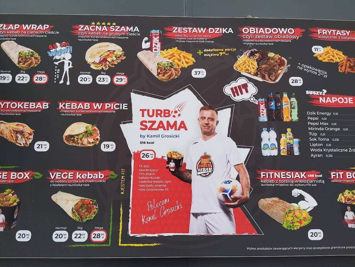 Menu at AM AM Kebab Radzymin, Radzymin