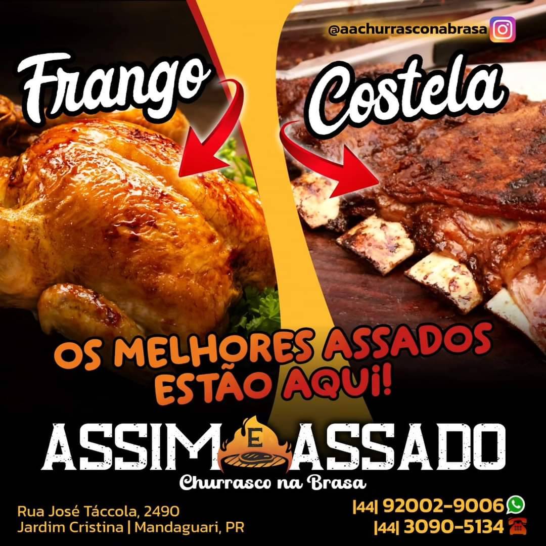 Menu em ASSIM E ASSADO CHURRASCO NA BRASA restaurante, Mandaguari