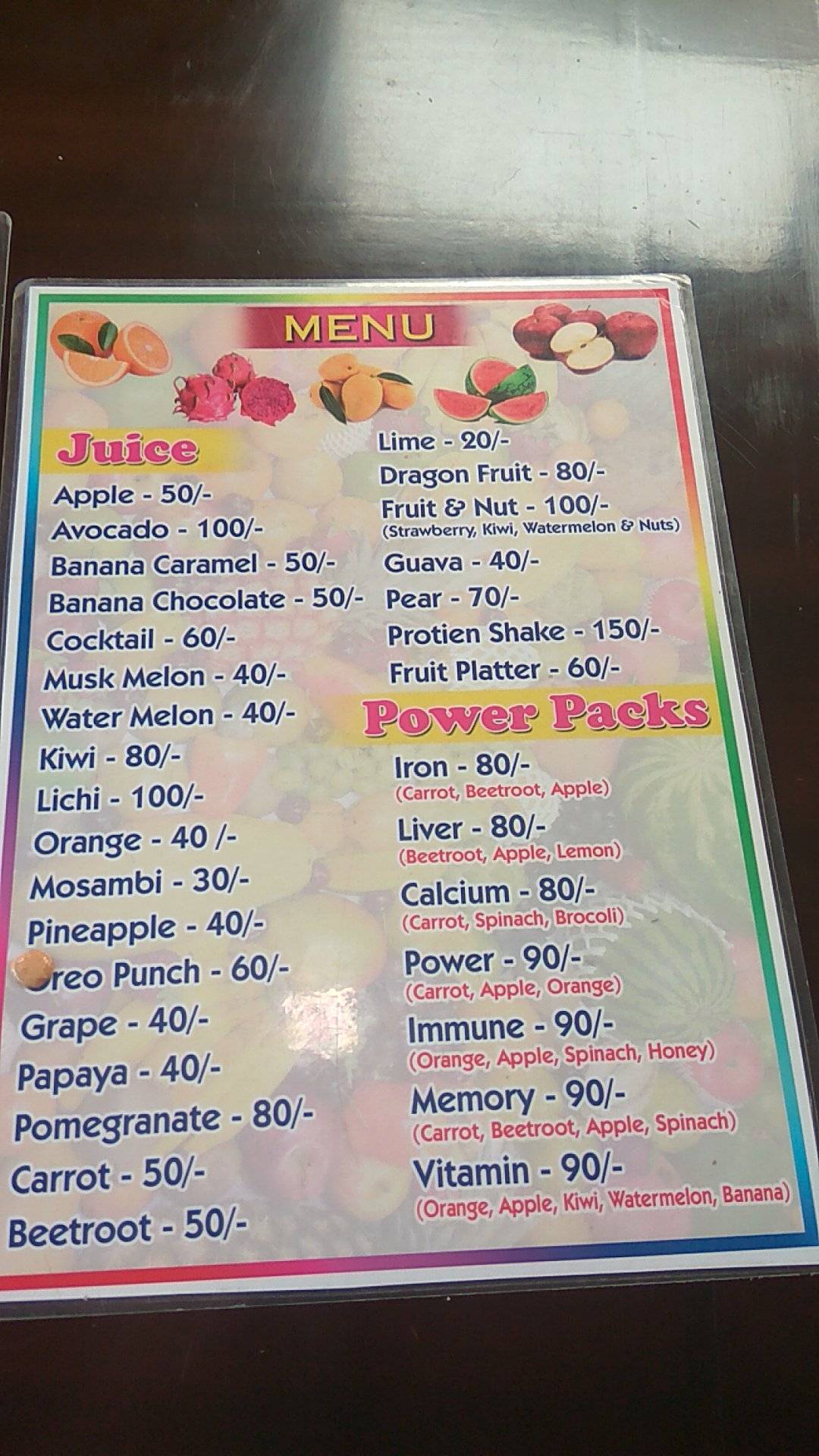 Menu at Aaha Food Village, Hyderabad, 1-284