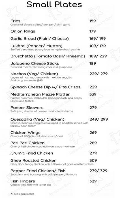 Menu at Aaromale - Cafe & Creative Community, Hyderabad
