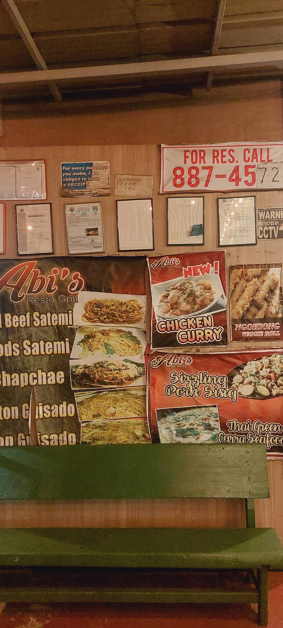 Menu at Abi's Resto Grill restaurant, General Santos City