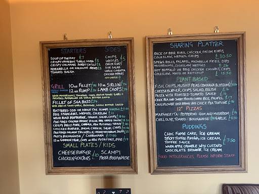 Menu at The Aqueduct Inn pub & bar, Llangollen